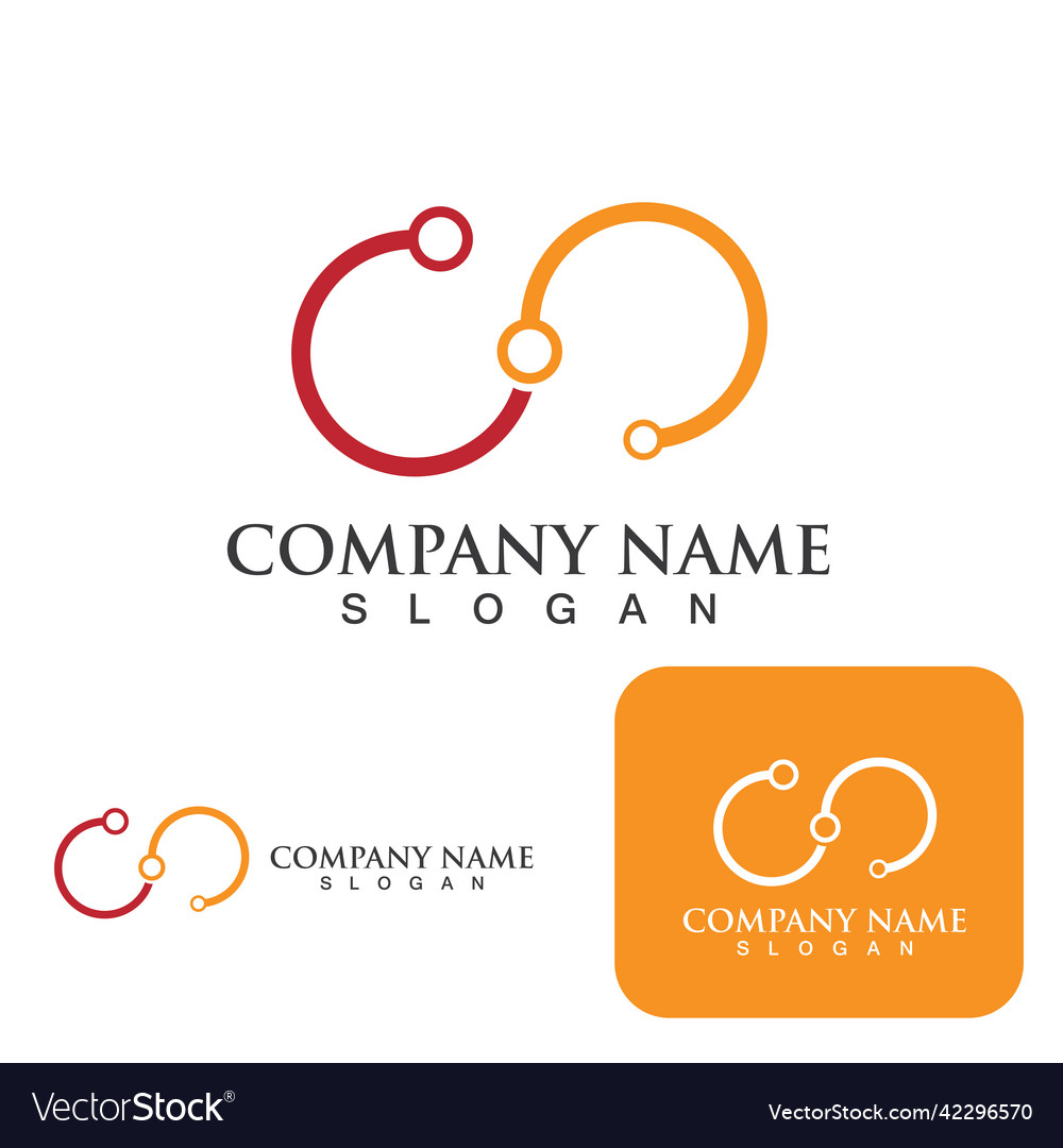 Infinity logo icon Royalty Free Vector Image - VectorStock