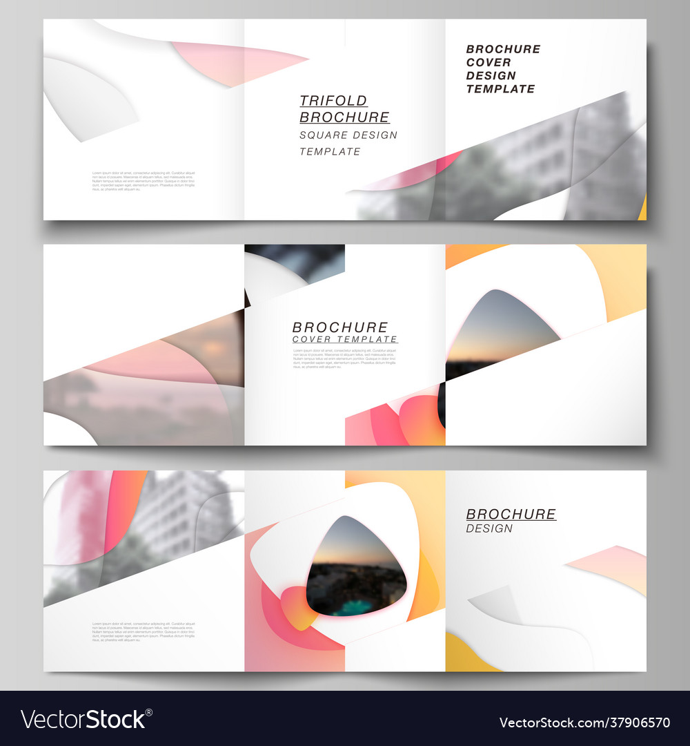 Minimal editable layout square Royalty Free Vector Image