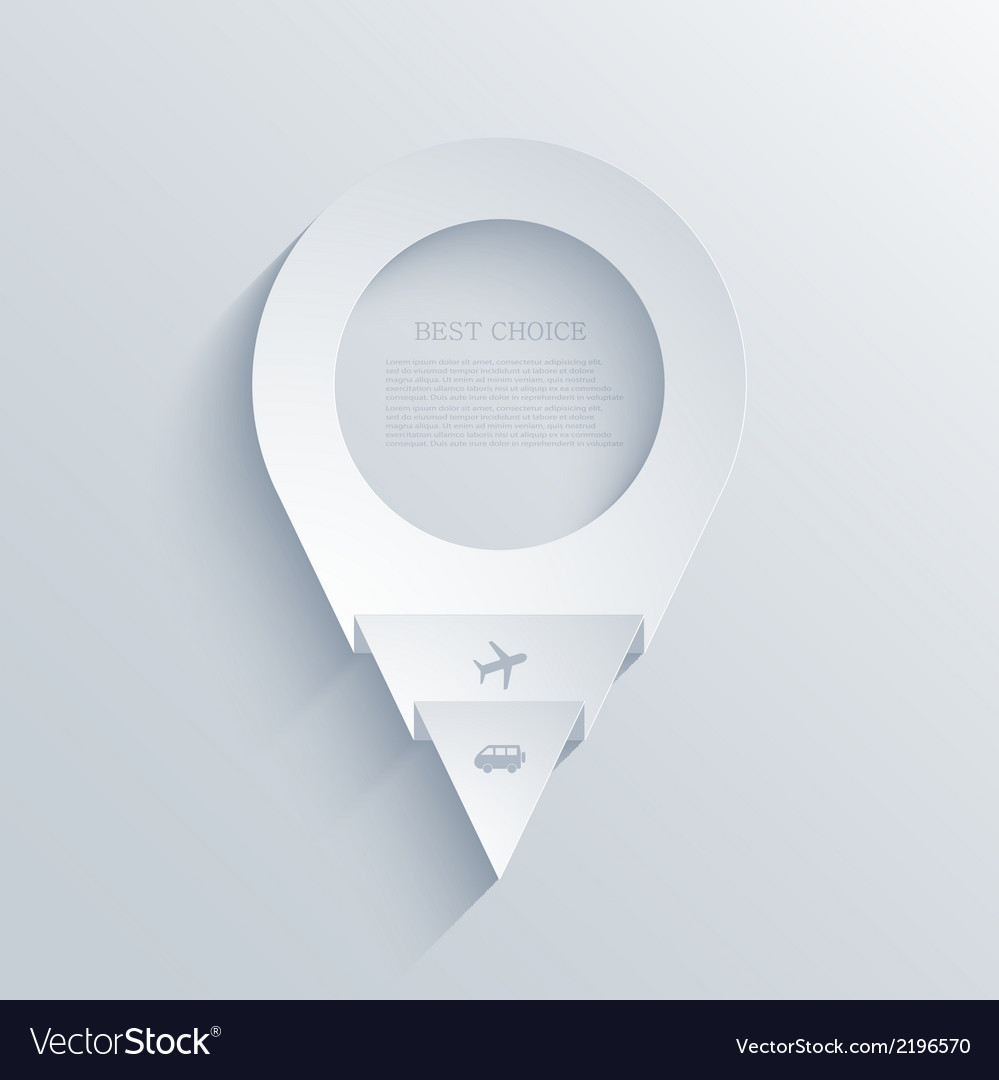 Modern map pointer background Royalty Free Vector Image