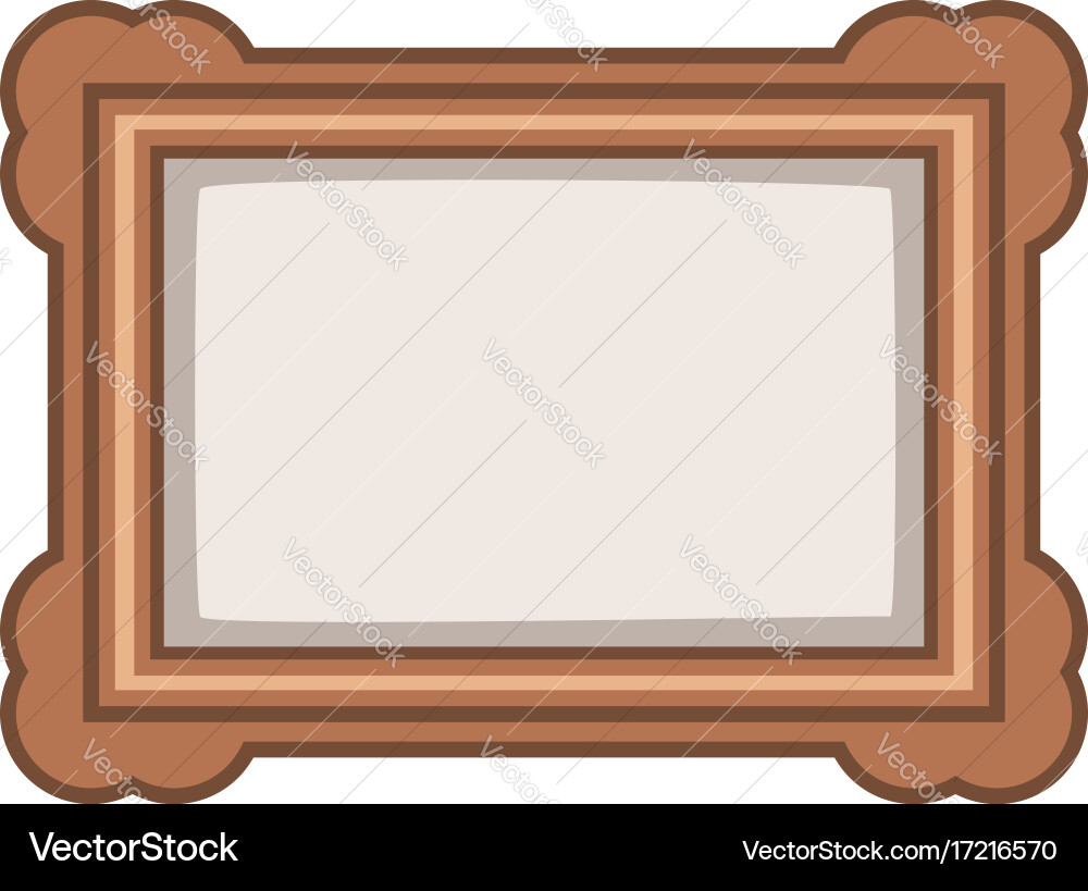 Picture icon cartoon style Royalty Free Vector Image