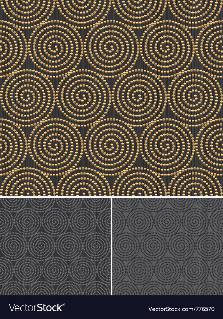 Seamless decorative pattern Royalty Free Vector Image