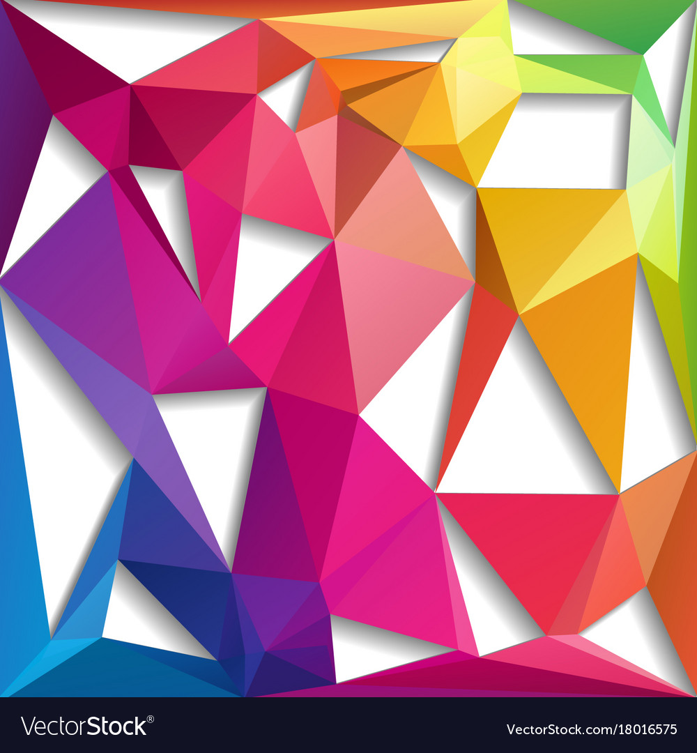 Abstract triangle composition Royalty Free Vector Image