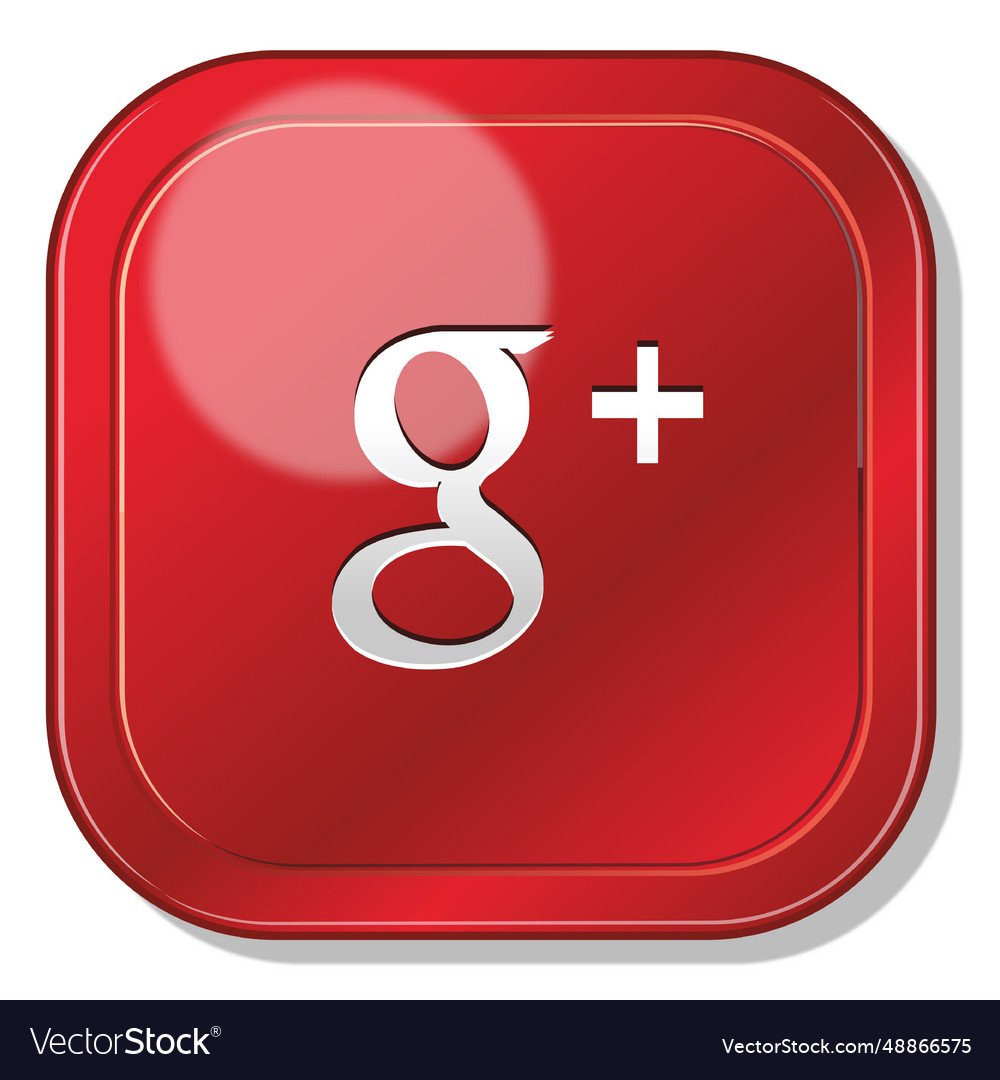Google plus logo Royalty Free Vector Image - VectorStock