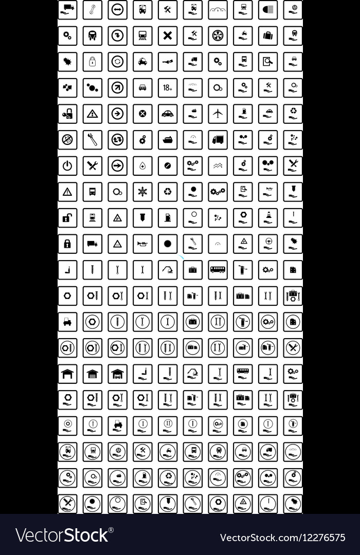 Set of 200 universal icons Royalty Free Vector Image Set of 200 universal icons Royalty Free Vector Image