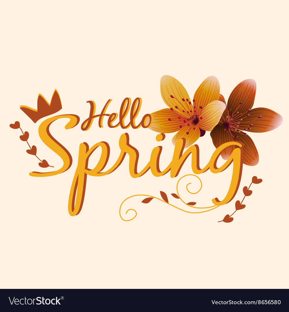 Beautiful spring design for apparel Royalty Free Vector