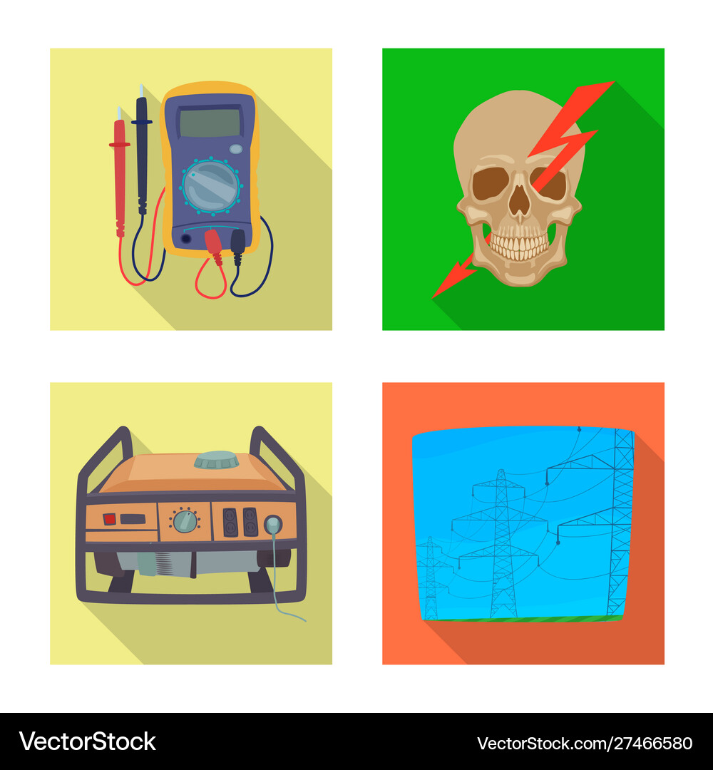 Design electricity and electric logo Royalty Free Vector