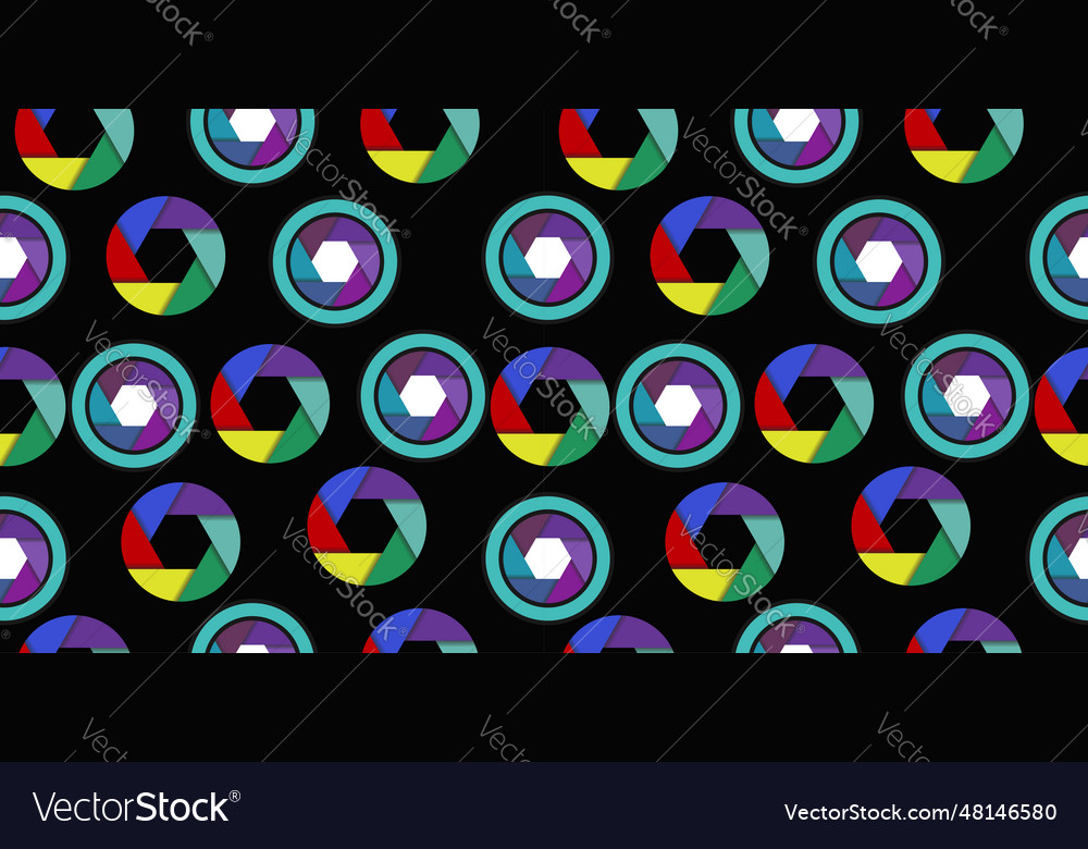 Impossible shapes pattern - optical illusion Vector Image