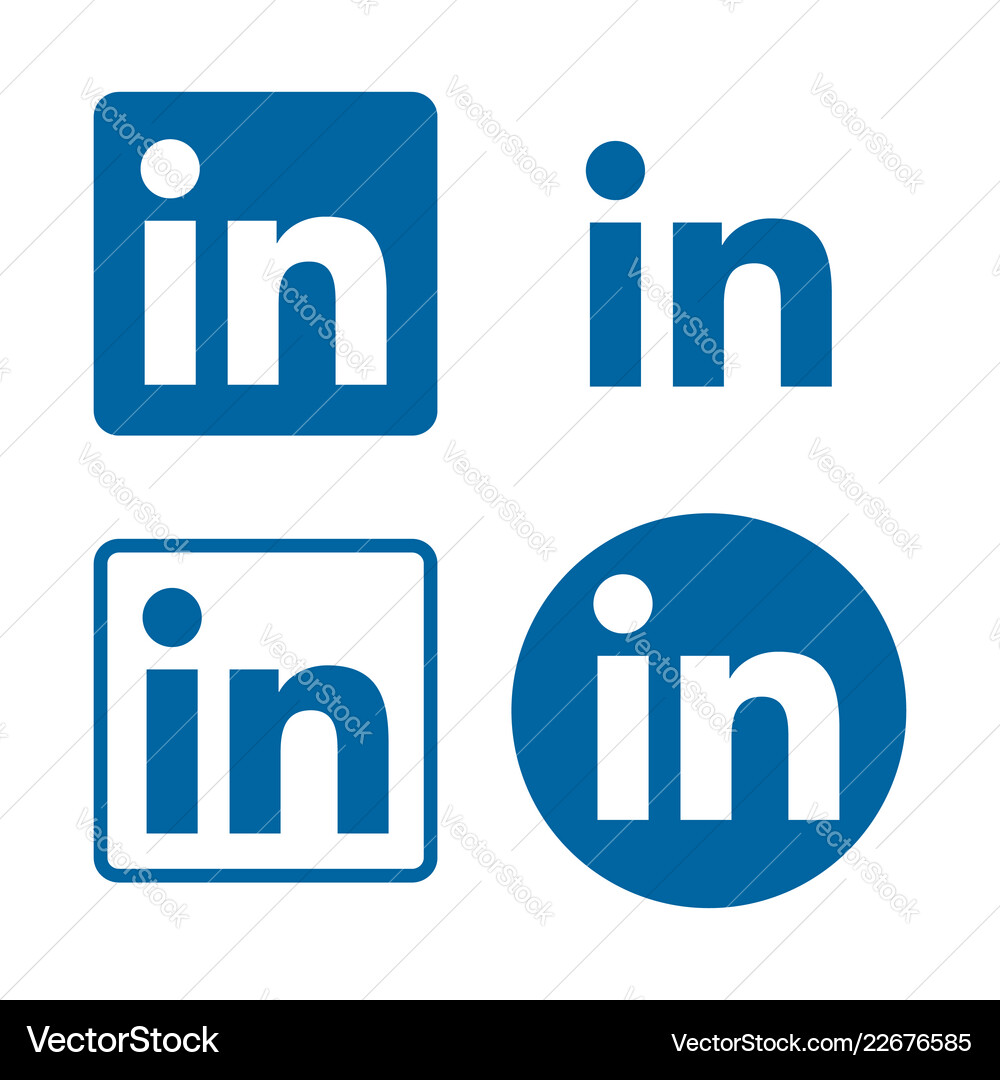 Blue text in logo on white background for Vector Image