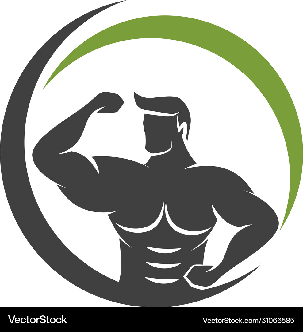 Fitness & Strength Icons Royalty Free Vector Image