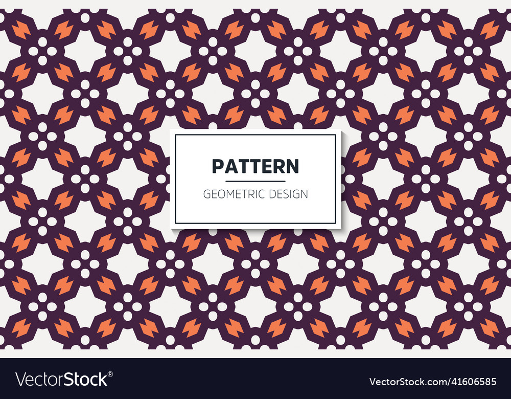 Geometric simple seamless pattern with colorful Vector Image