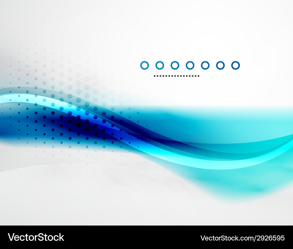 Business flowing wave Royalty Free Vector Image