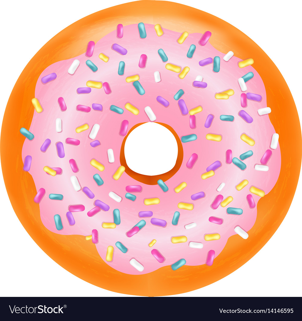 Donut Royalty Free Vector Image - VectorStock