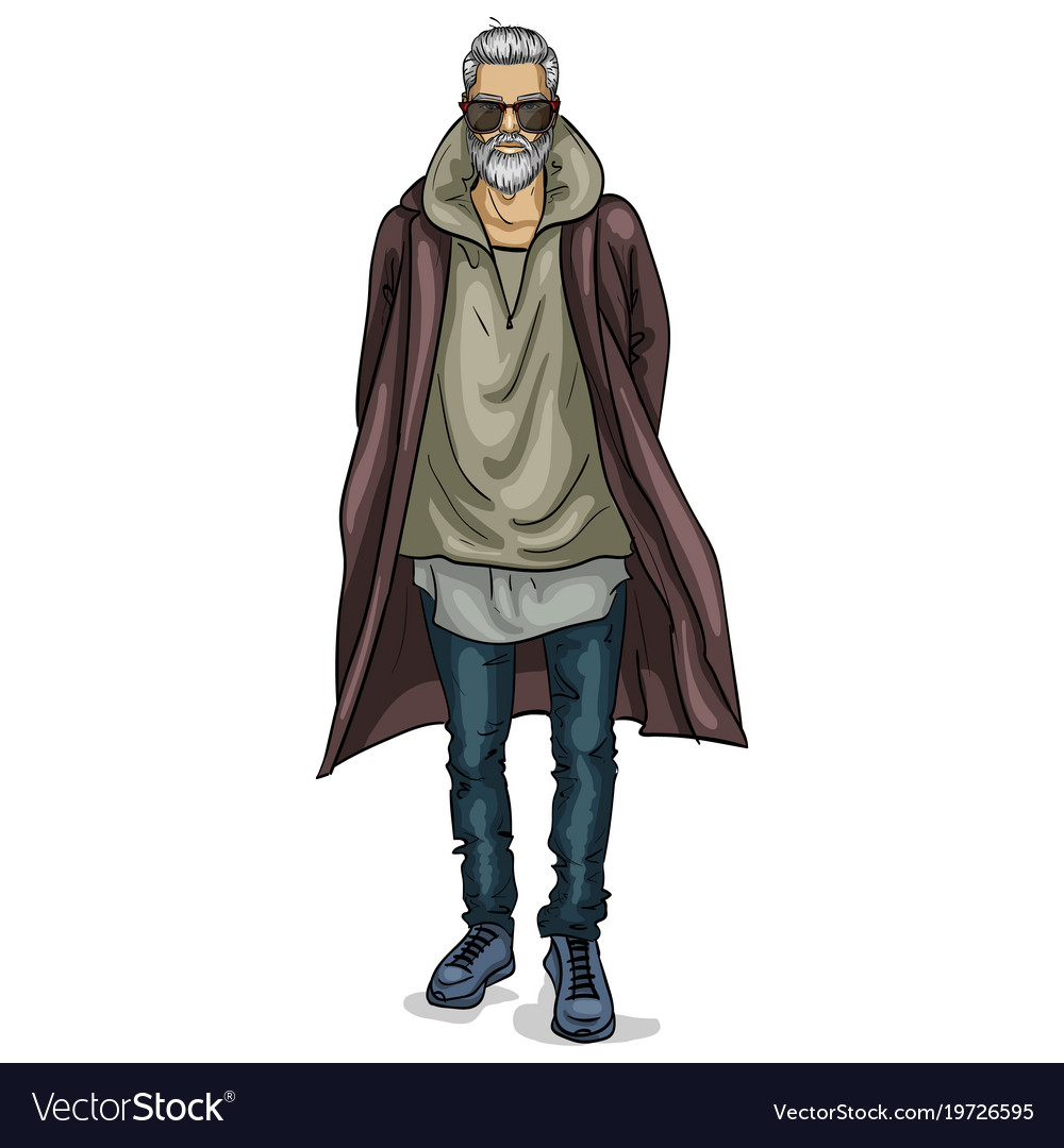 Man model Royalty Free Vector Image - VectorStock