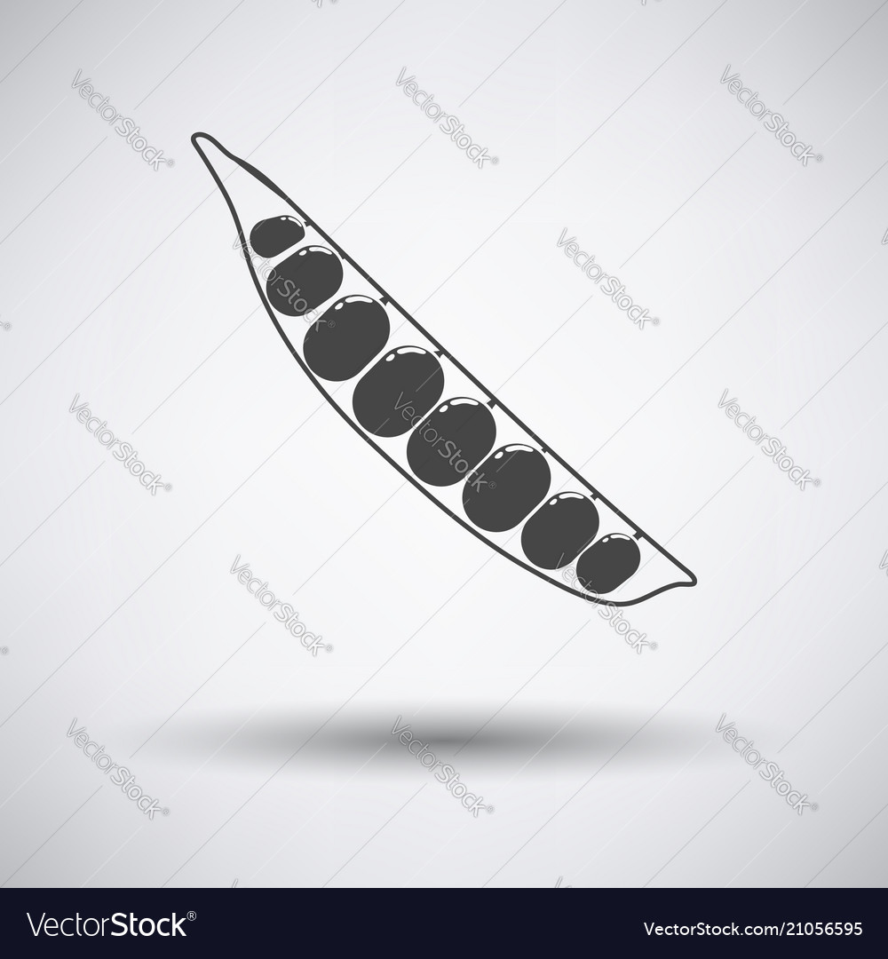 Pea icon Royalty Free Vector Image - VectorStock