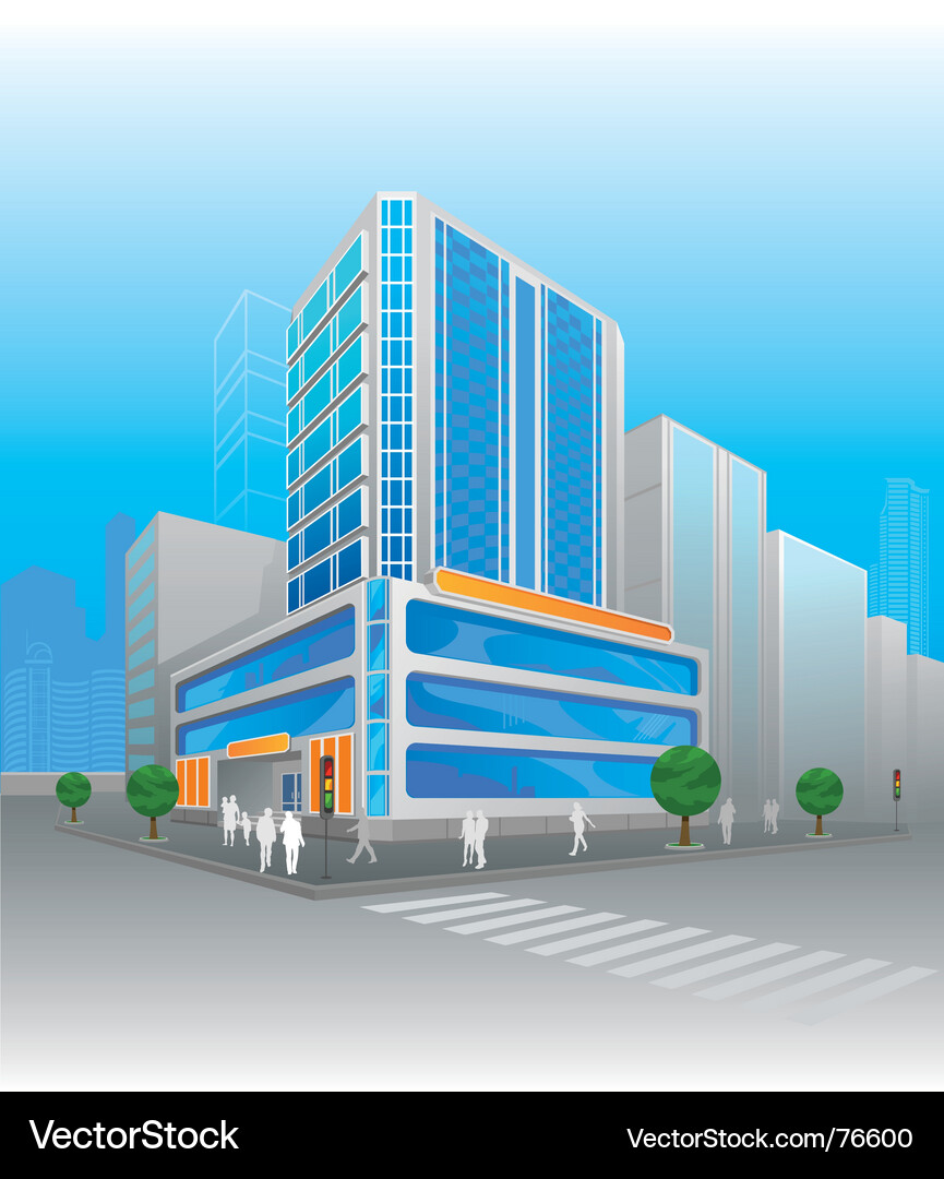 City of future Royalty Free Vector Image - VectorStock