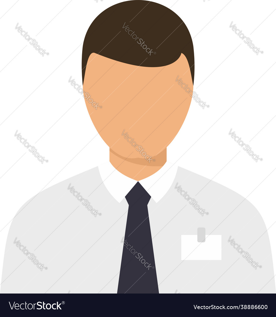 Internship customer icon flat isolated Royalty Free Vector Internship customer icon flat isolated Royalty Free Vector