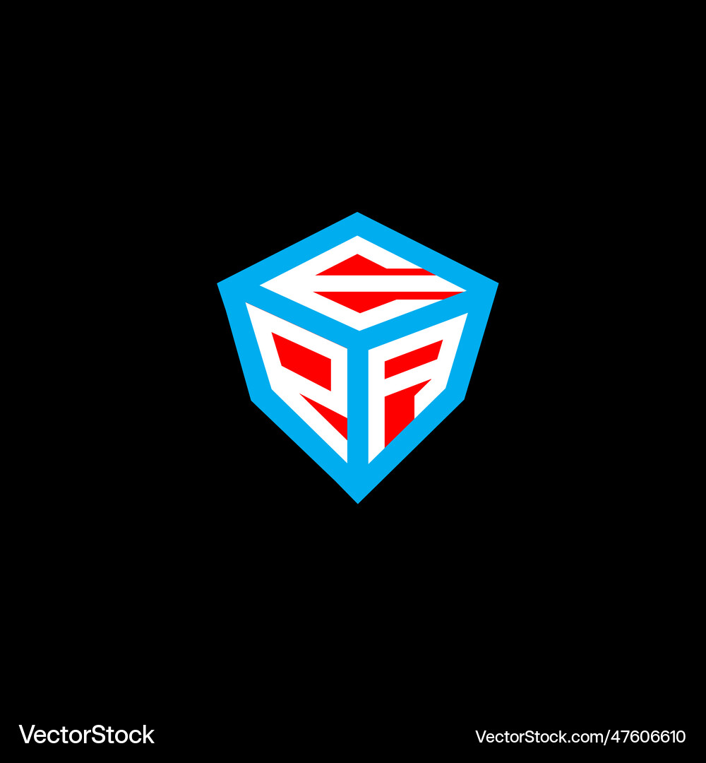 Cpa letter logo creative design with graphic Vector Image