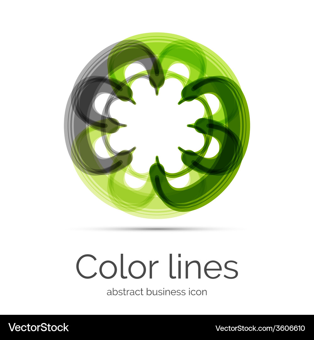Symmetric abstract geometric shape Royalty Free Vector Image