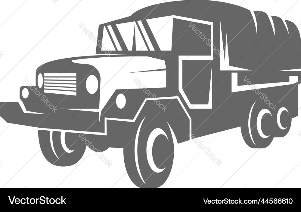 Truck logo icon design Royalty Free Vector Image