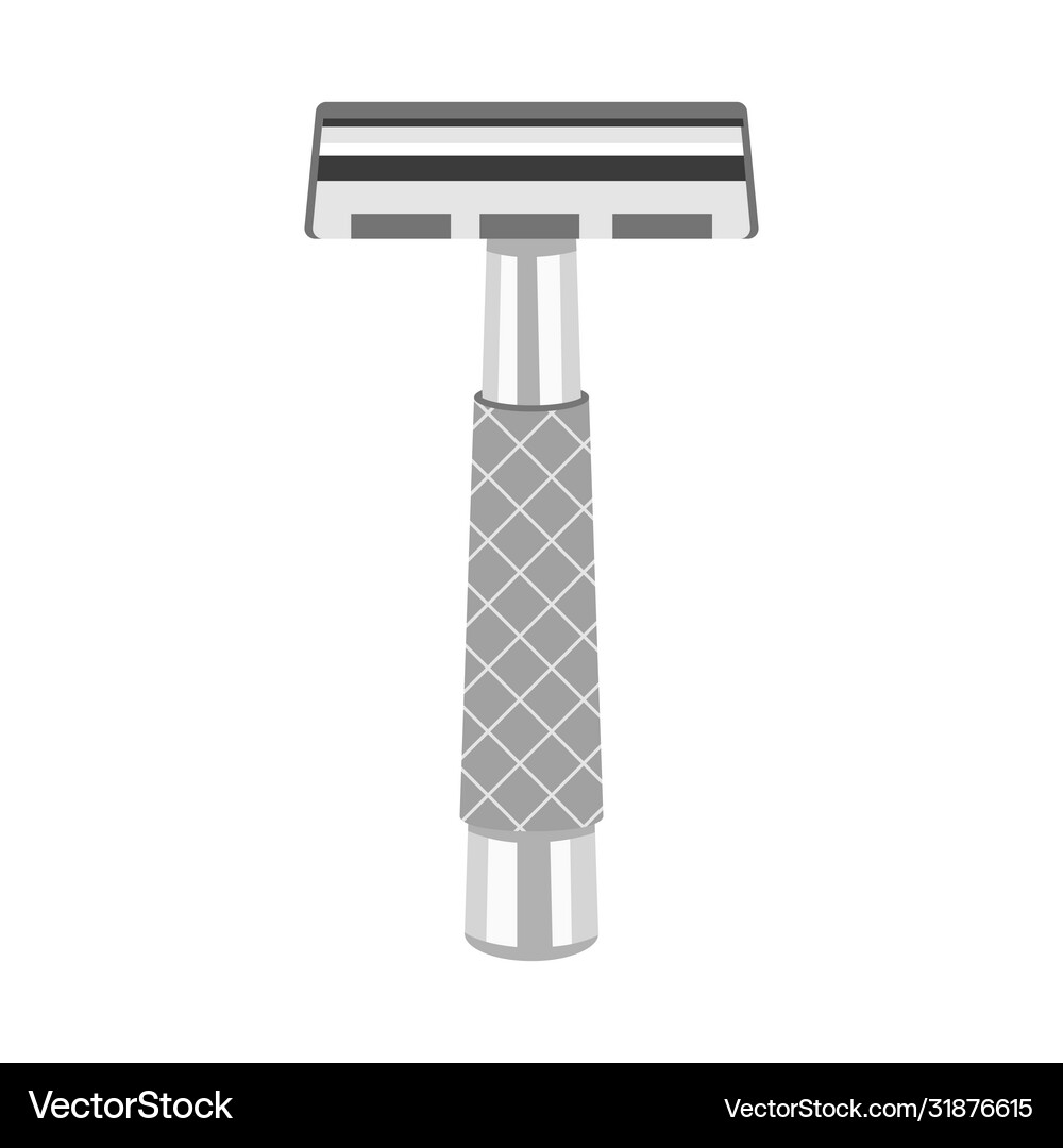 Design razor and safety symbol Royalty Free Vector Image