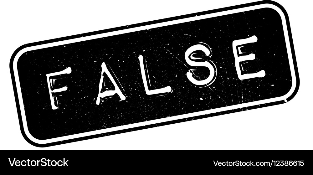 False rubber stamp Royalty Free Vector Image - VectorStock