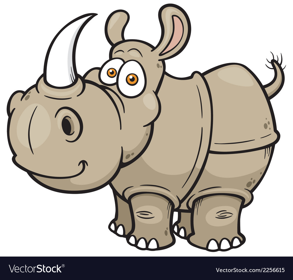 Rhino Royalty Free Vector Image - VectorStock Rhino Royalty Free Vector Image - VectorStock
