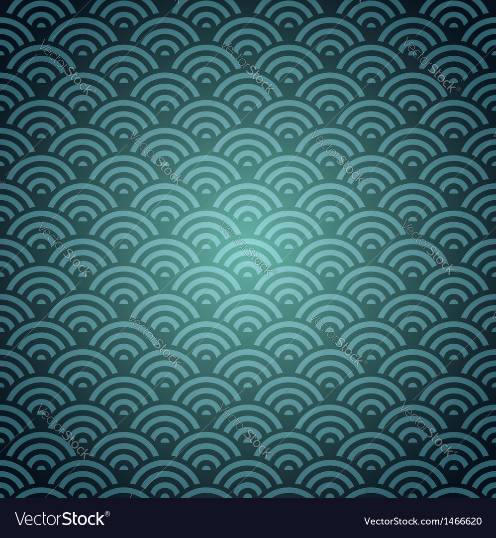 Blue orient pattern Royalty Free Vector Image - VectorStock