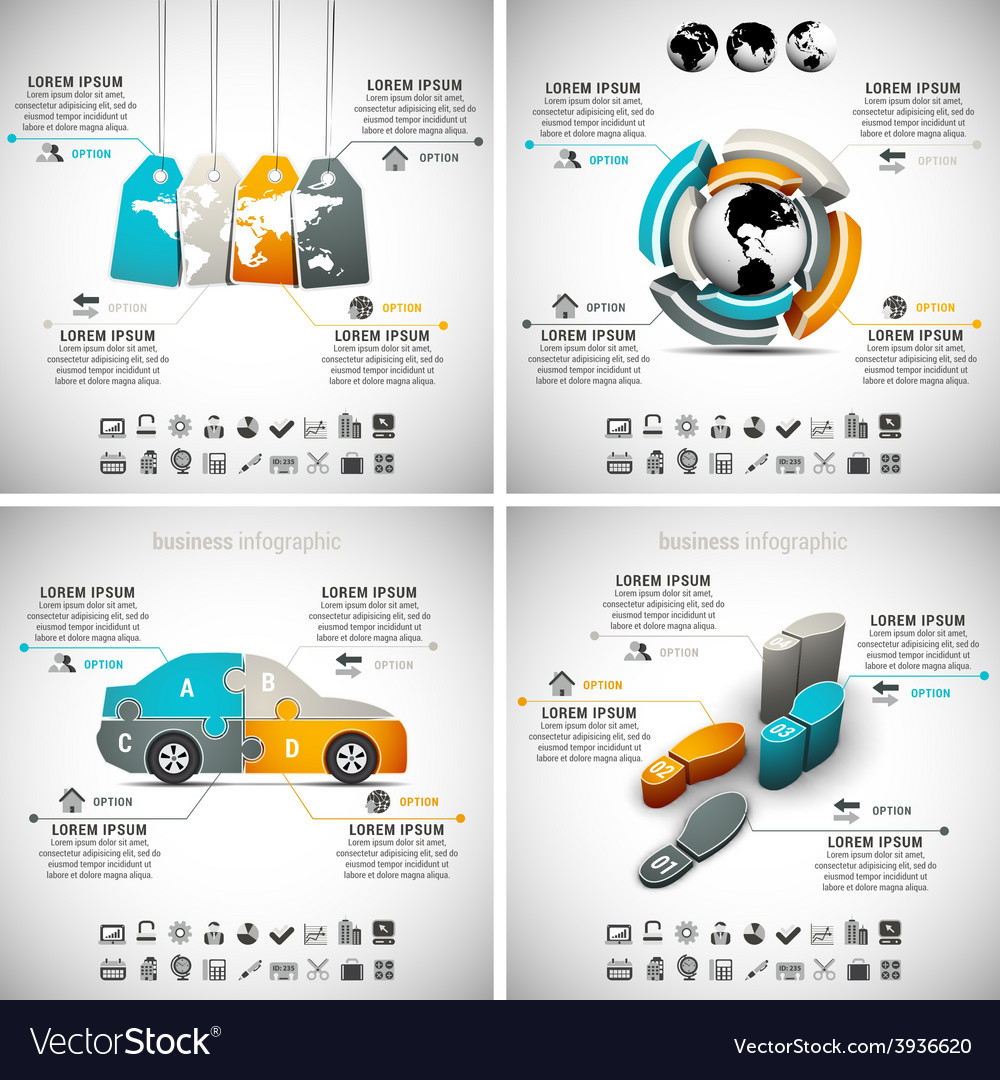 Infographic Royalty Free Vector Image - VectorStock