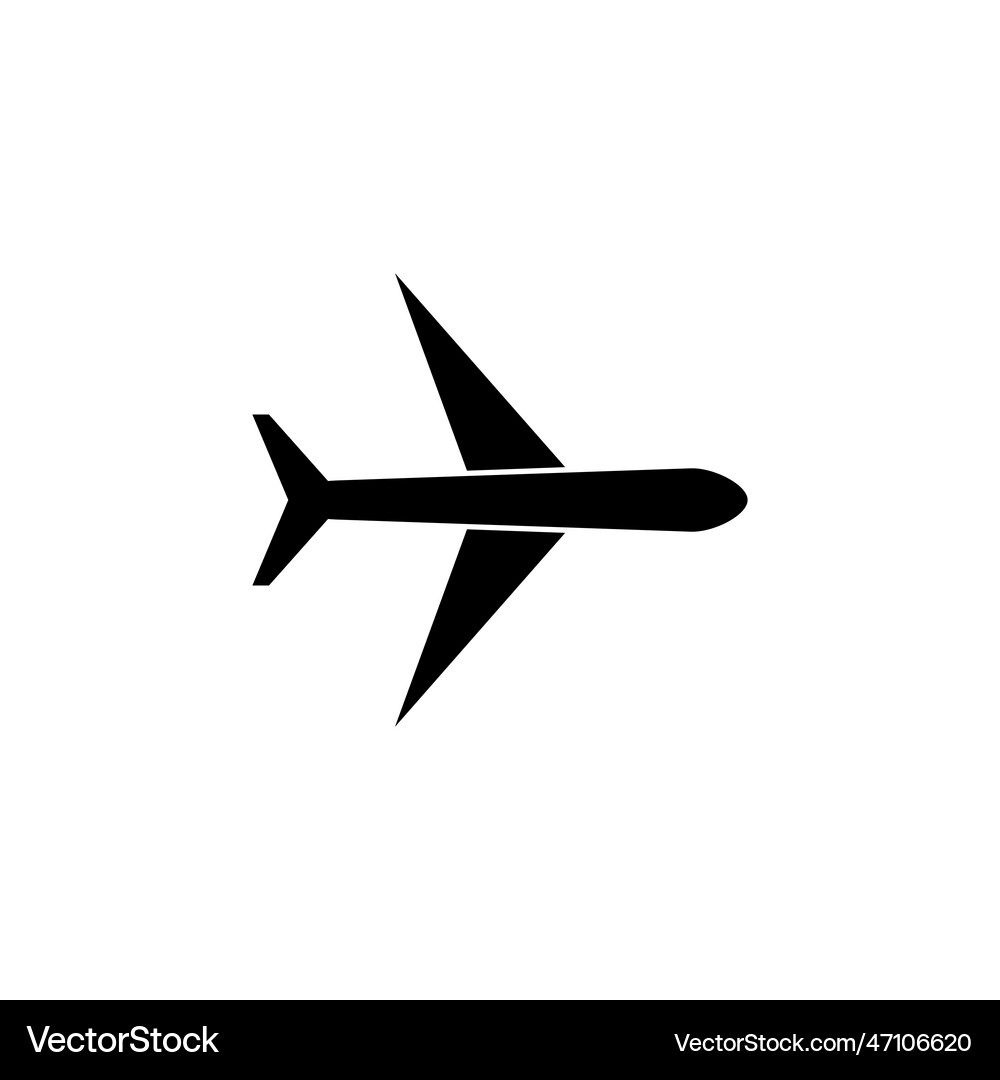 Plane icon airplane icon flight transport Vector Image