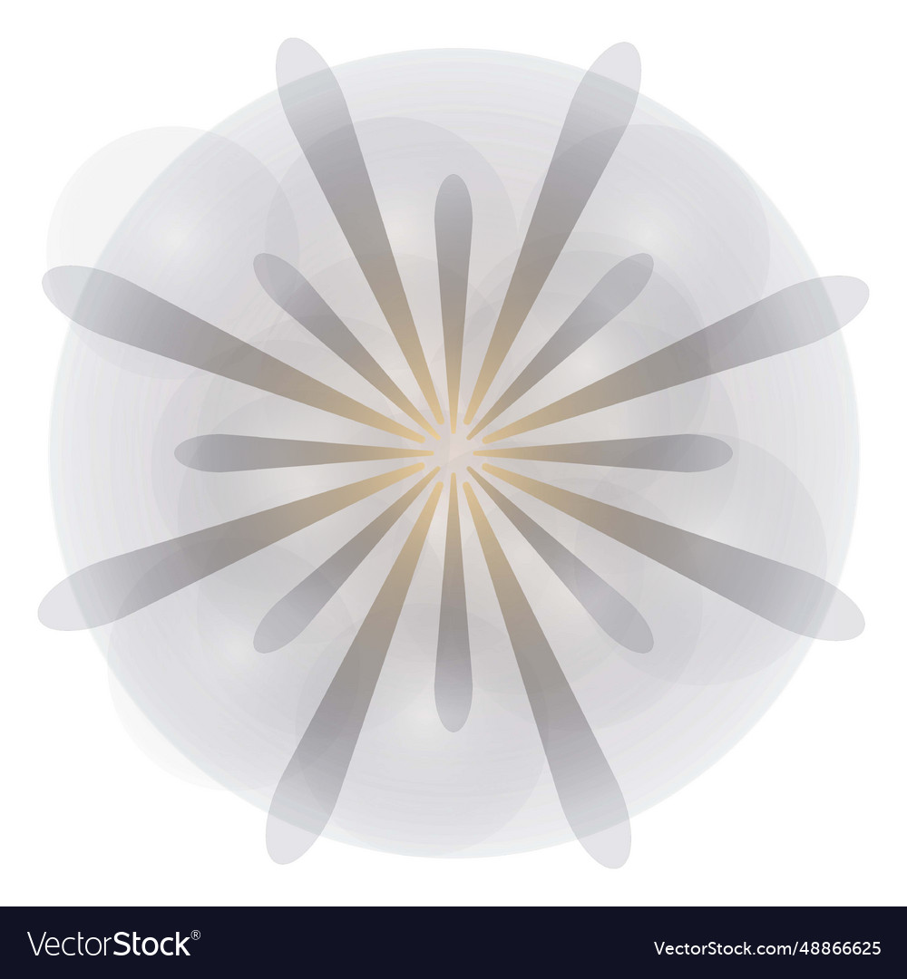 Gradient palm tree firework Royalty Free Vector Image