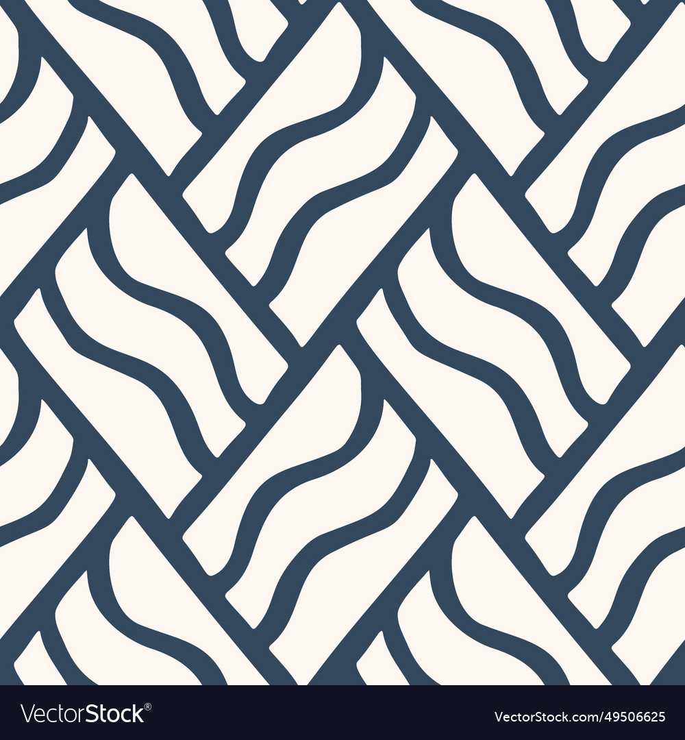 Seamless pattern with a simple abstract drawing Vector Image