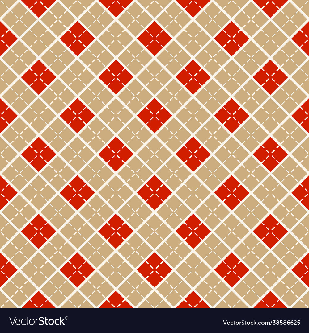 Seamless pattern with diamonds background Vector Image