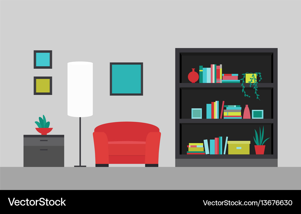 Interior of the room Royalty Free Vector Image