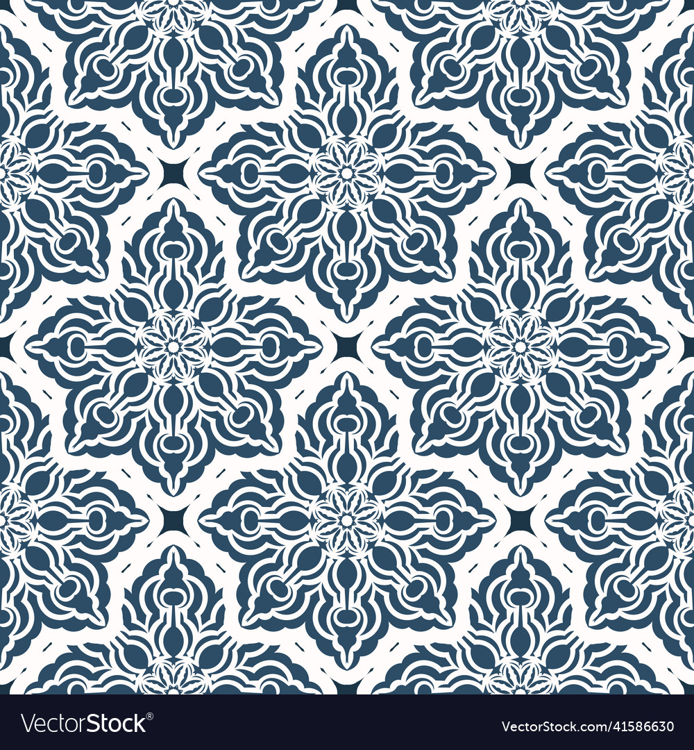 Seamless pattern with retro patterns background Vector Image