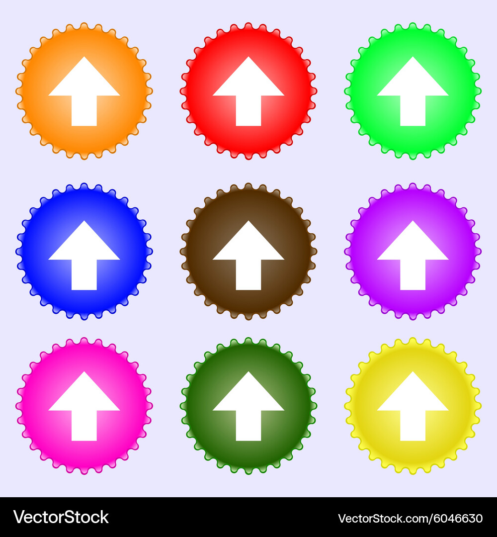 This side up sign icon Fragile package symbol A Vector Image