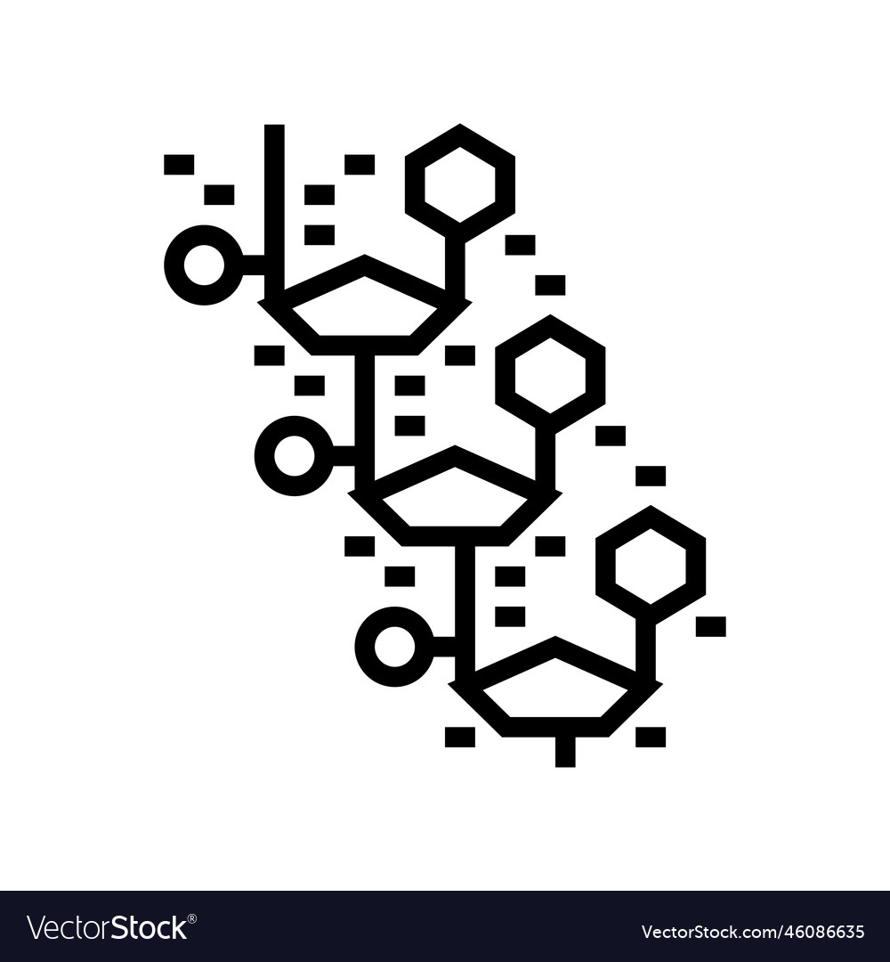 Health molecular structure line icon Royalty Free Vector Health molecular structure line icon Royalty Free Vector