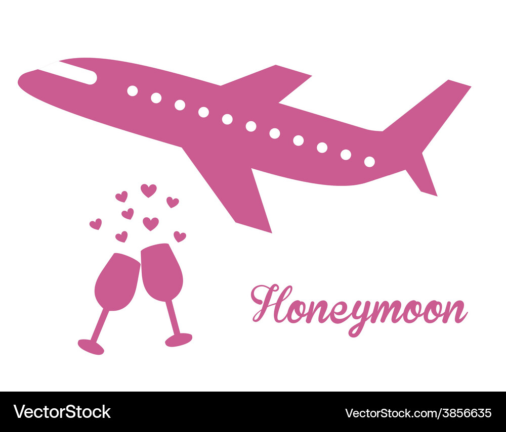 Honeymoon Royalty Free Vector Image - VectorStock