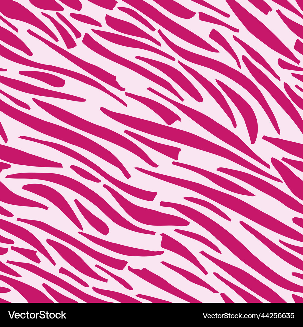 Pink zebra print skin design Royalty Free Vector Image