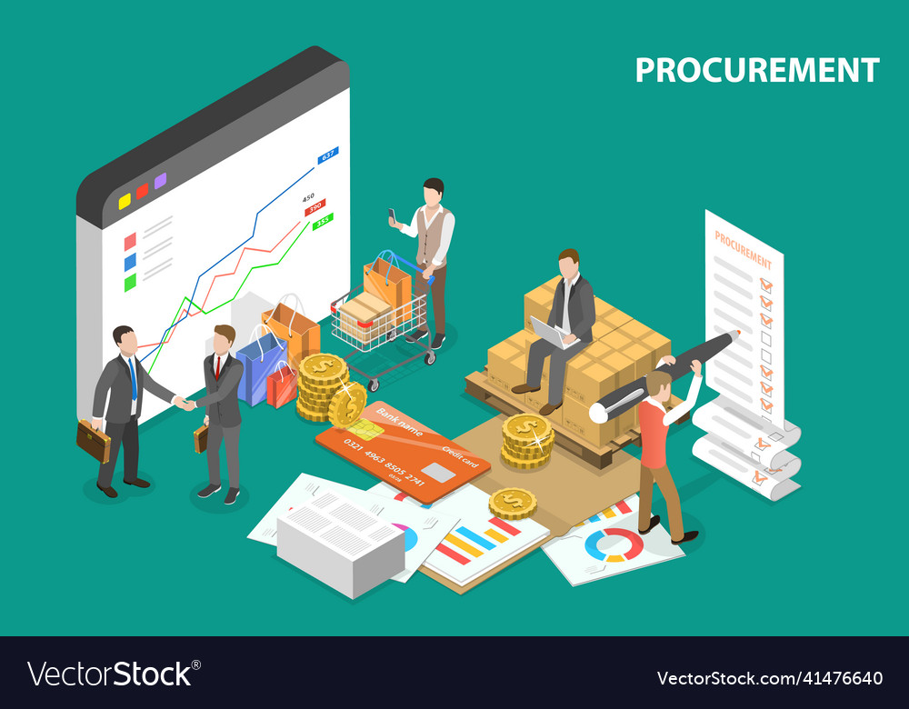 3d isometric flat conceptual Royalty Free Vector Image
