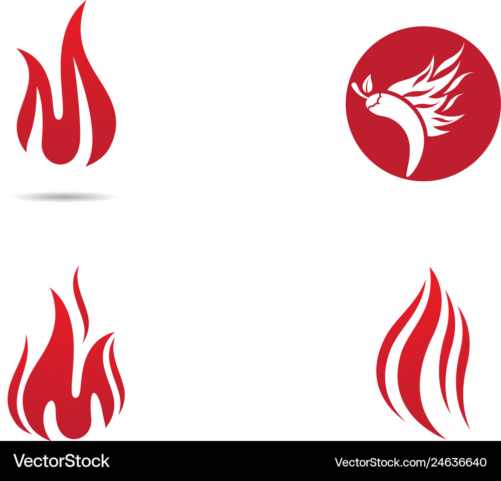 Fire symbol Royalty Free Vector Image - VectorStock