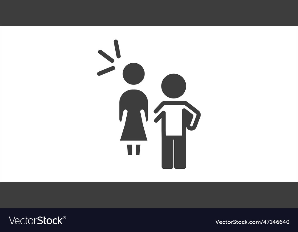Sexual Harassment Icon Filled Harassment Vector Image
