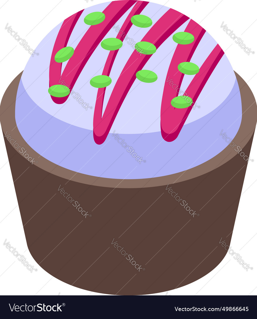 Cream cocoa bomb icon isometric choco Royalty Free Vector Cream cocoa bomb icon isometric choco Royalty Free Vector