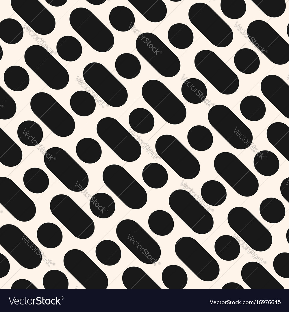 Diagonal stripes pattern with dots Royalty Free Vector Image