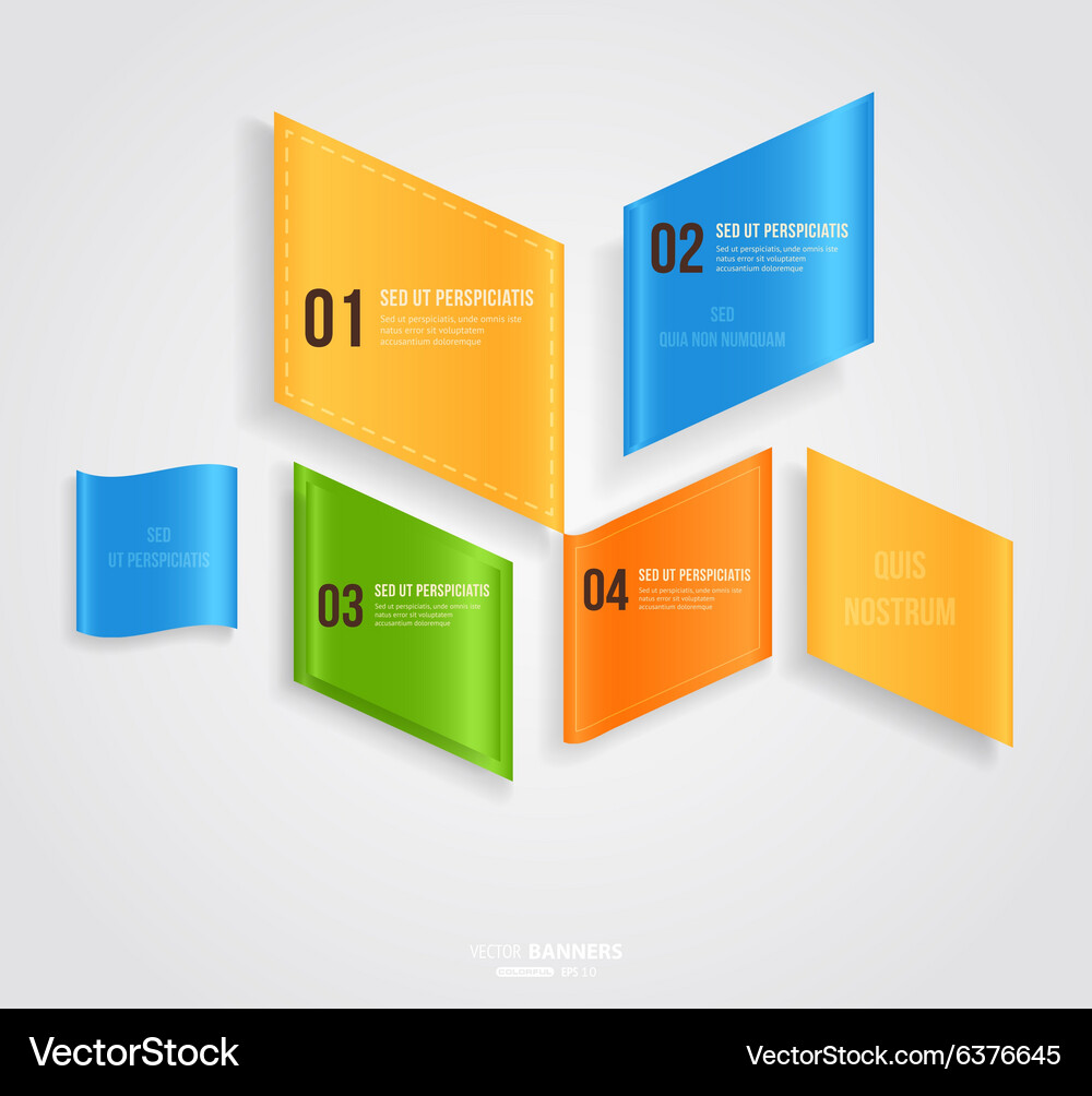 Infographic template Royalty Free Vector Image
