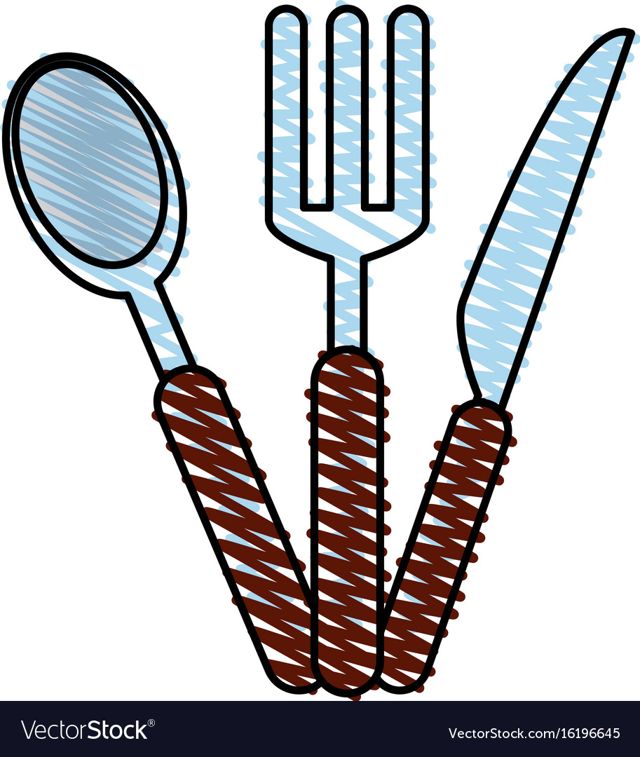 Silverware Royalty Free Vector Image - VectorStock