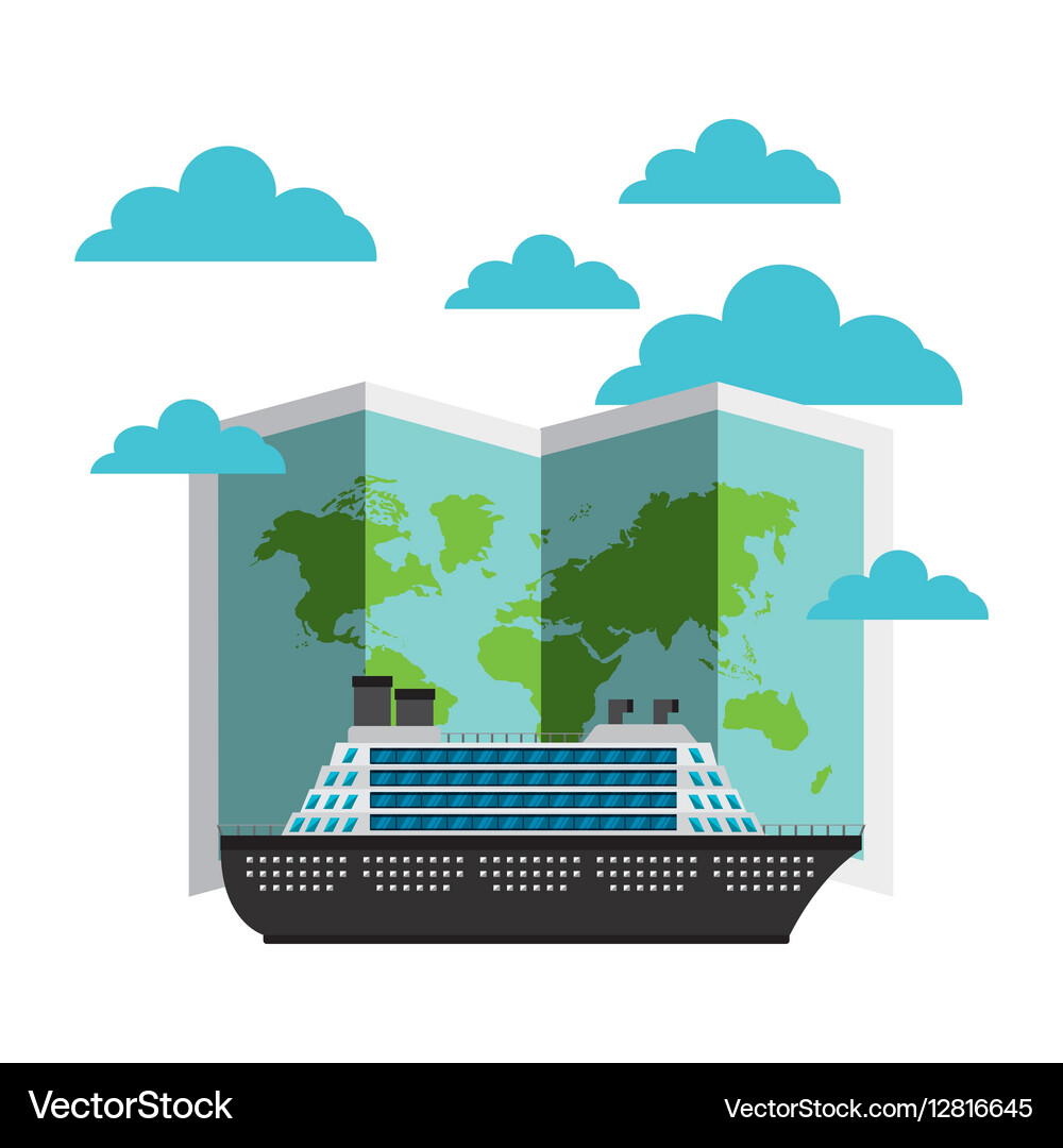 Travel and tourism design Royalty Free Vector Image