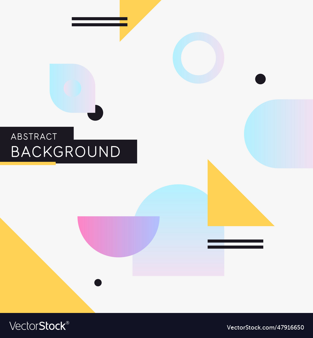 Abstract background with simple elements an image Vector Image