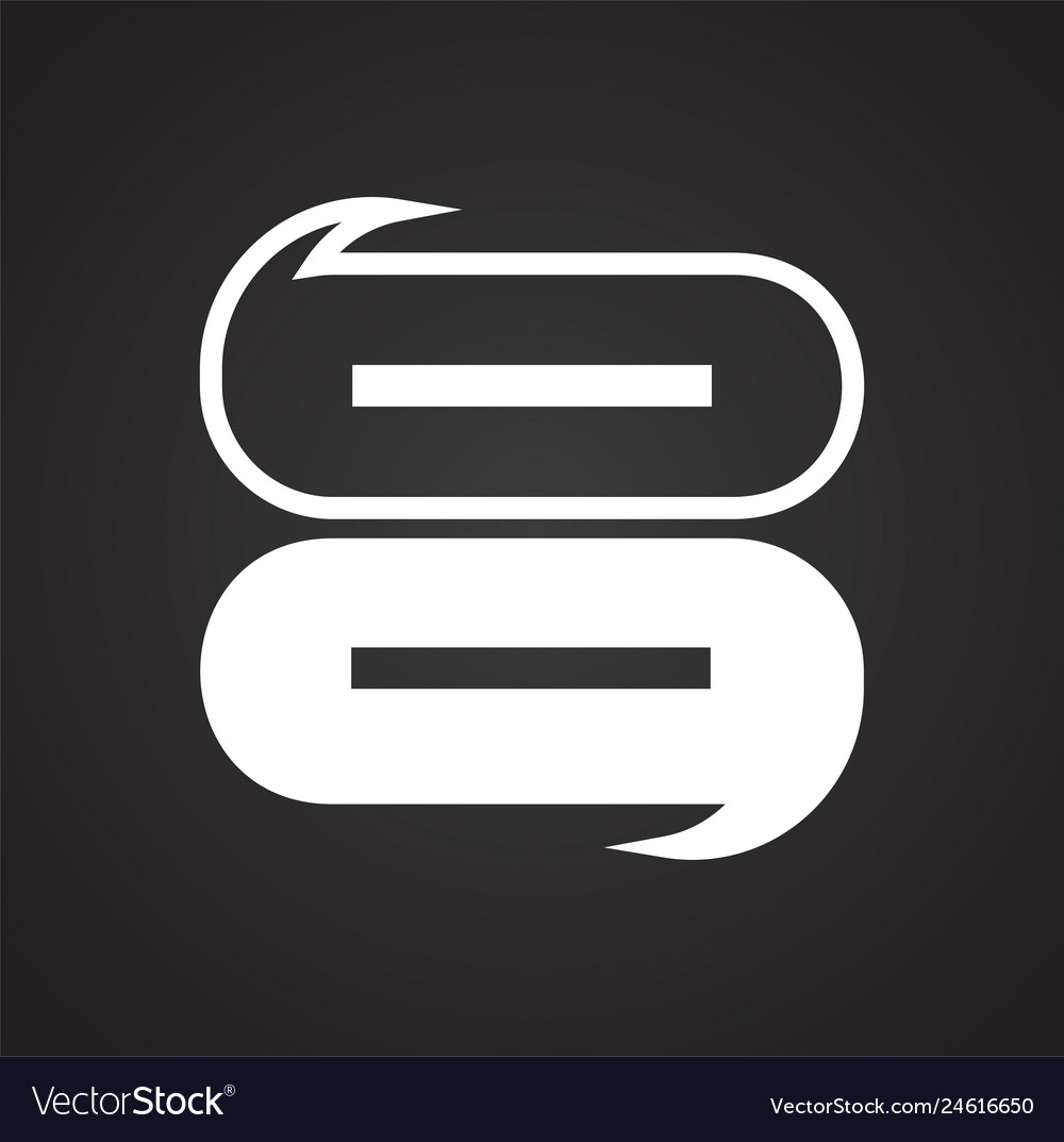 Text bubble icon on background for graphic and web