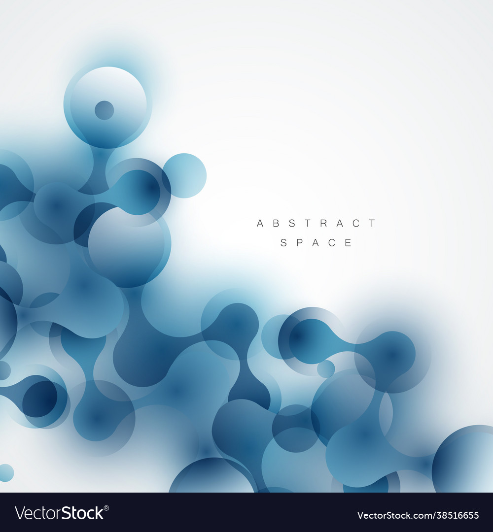 Abstract Connection Structure And Science Vector Image