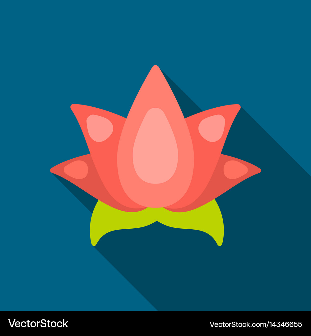 Lotus icon of for web Royalty Free Vector Image